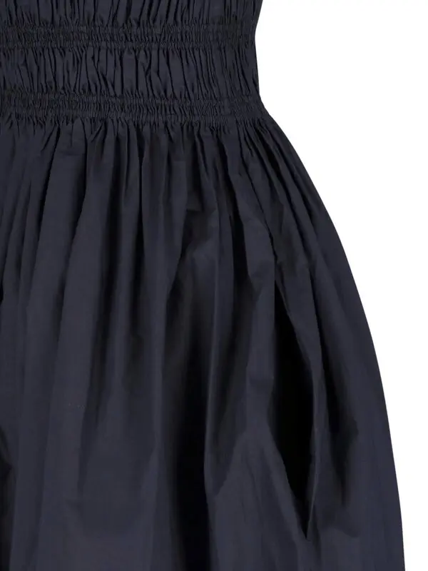 Matteau Ruffled Mini Dress - Black