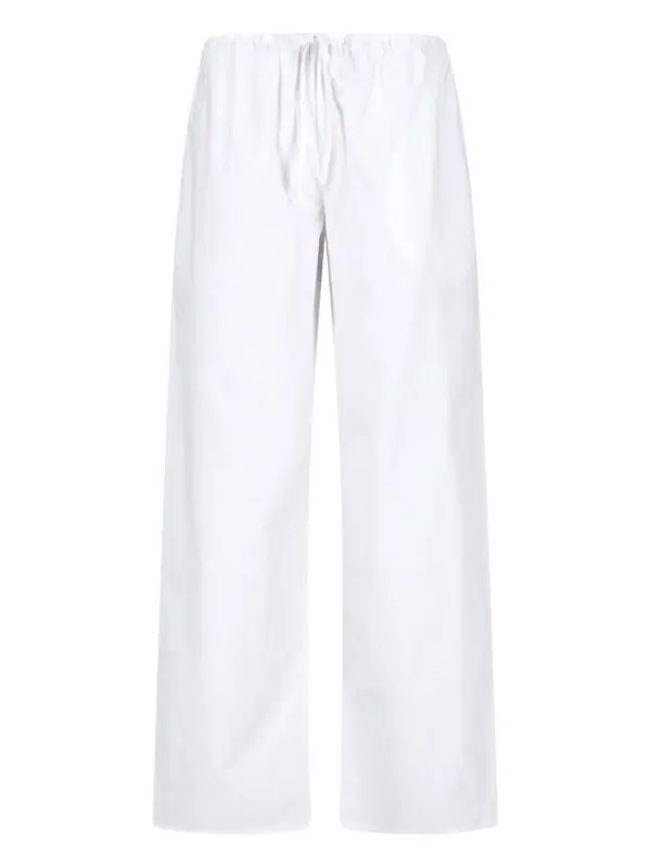 Matteau Straight Leg Cotton Sweatpants - White