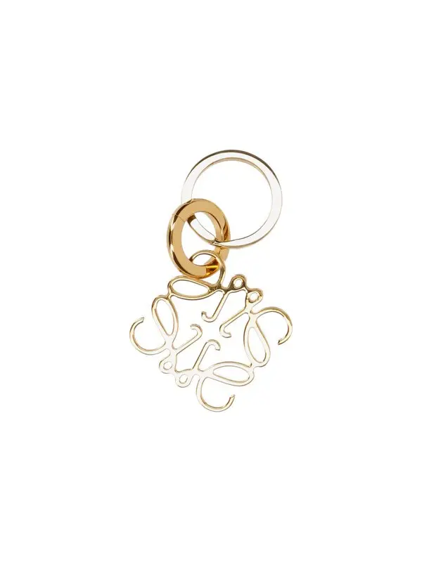 Loewe Anagram" Keychain - Gold
