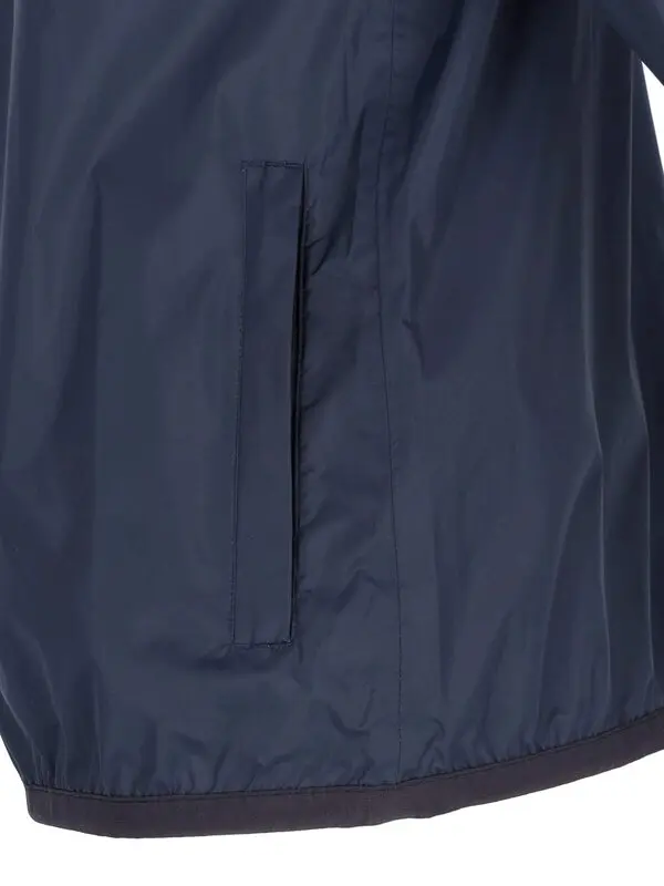 Play Comme Des Garcon X K-way Waterproof Jacket "claude - Blue