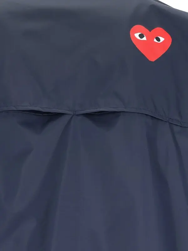 Play Comme Des Garcon X K-way Waterproof Jacket "claude - Blue