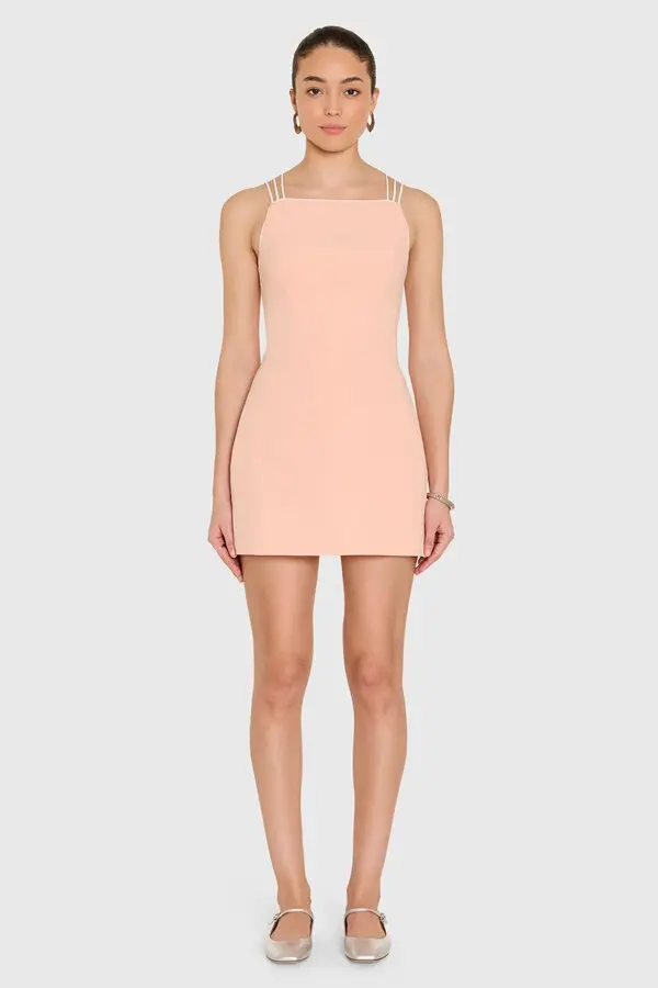 Amanda Uprichard Scout Romper - Creamsicle Ivory
