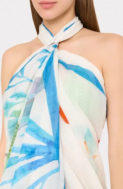 MILLY Under The Ocean Cover-up Sarong