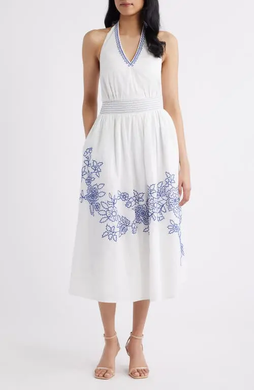 ivory lace babydoll dress Ivory 3D Floral Embroidered Babydoll Mini Dress