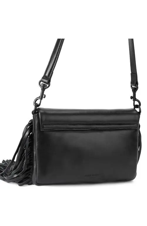 Kurt Geiger Small Oxford Fringe Shoulder Bag - Black