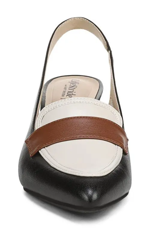 LIFESTRIDE Angel Slingback Pump With Pointed Toe And Block Heel