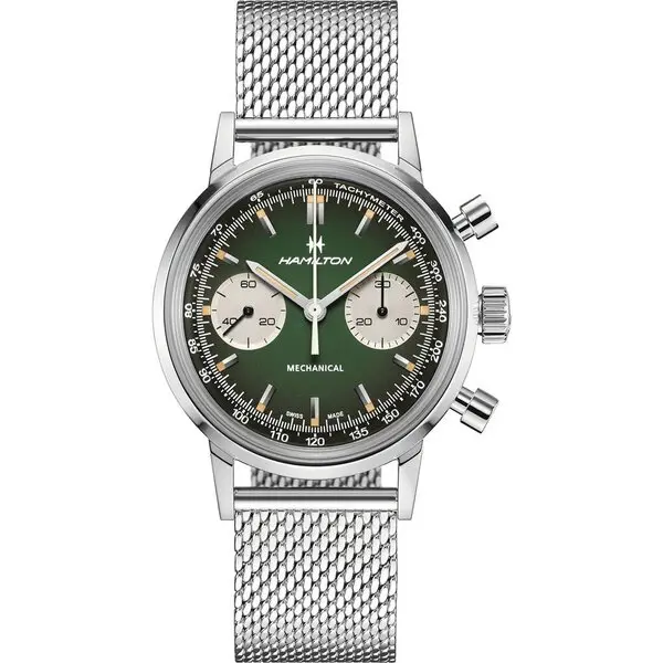 Hamilton American Classic Chronograph Watch - Green