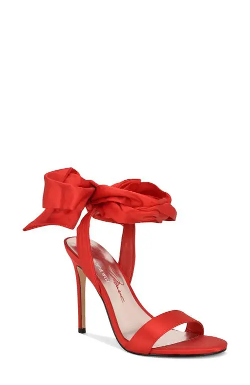 Nine West Monroe Ankle Wrap Sandal - Red