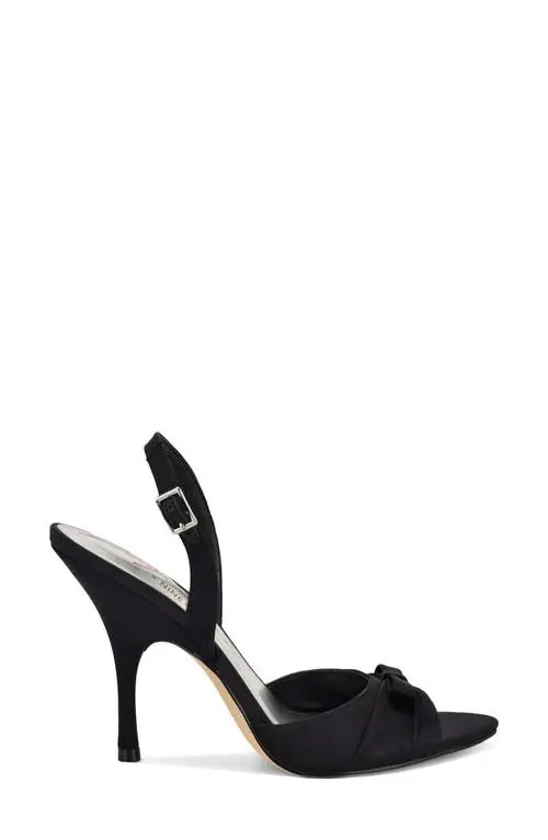 Nine West Vixxie Slingback Pointed Toe Sandal - Black