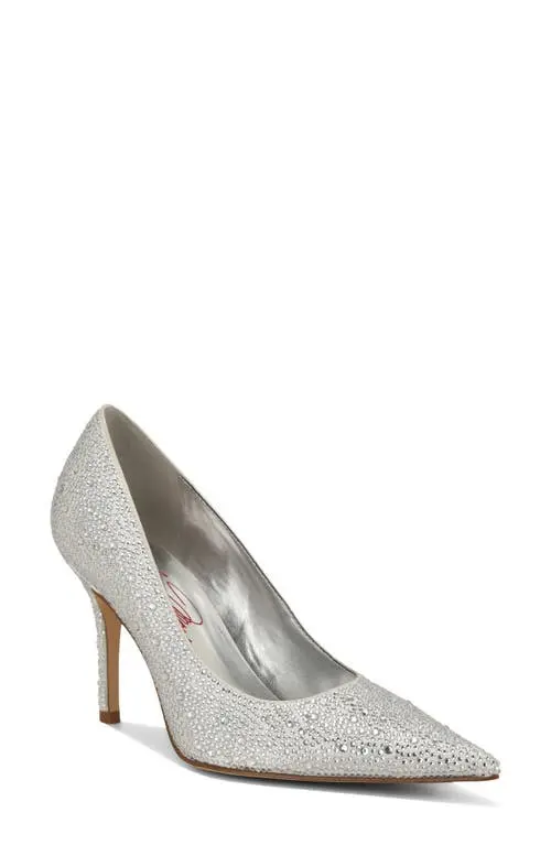 Nine West Embellished Pointed Toe Stiletto Pumps - White