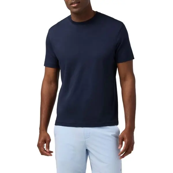 Mizzen+main Palmer Solid Pima Cotton T-shirt - Navy