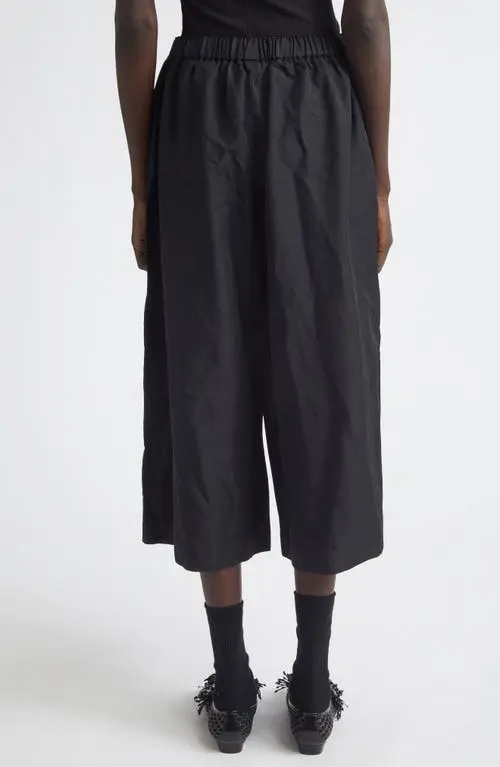 Comme Des Garçons Cropped Wide-leg Pants