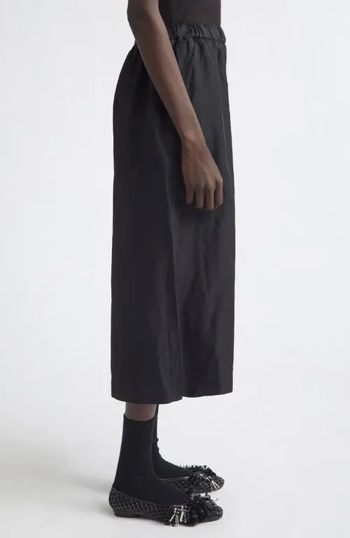 Comme Des Garçons Cropped Wide-leg Pants
