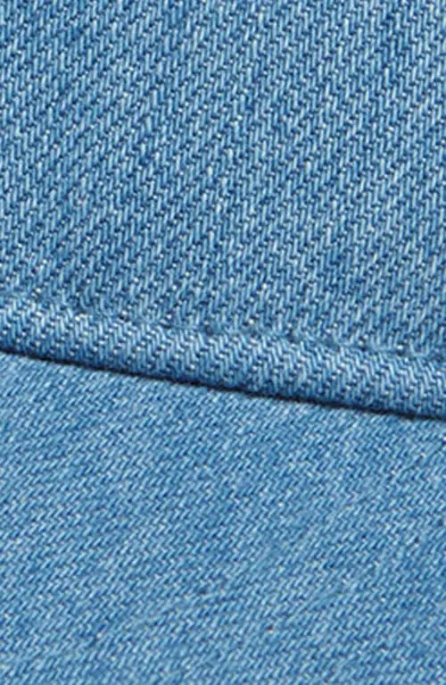 Carhartt Work In Progress Lucas Cotton Denim Ball Cap - Blue (bleached)