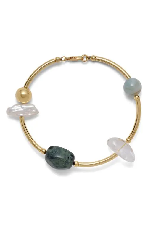 Lady Grey Kaia Bracelet With Baroque Pearl - Gold