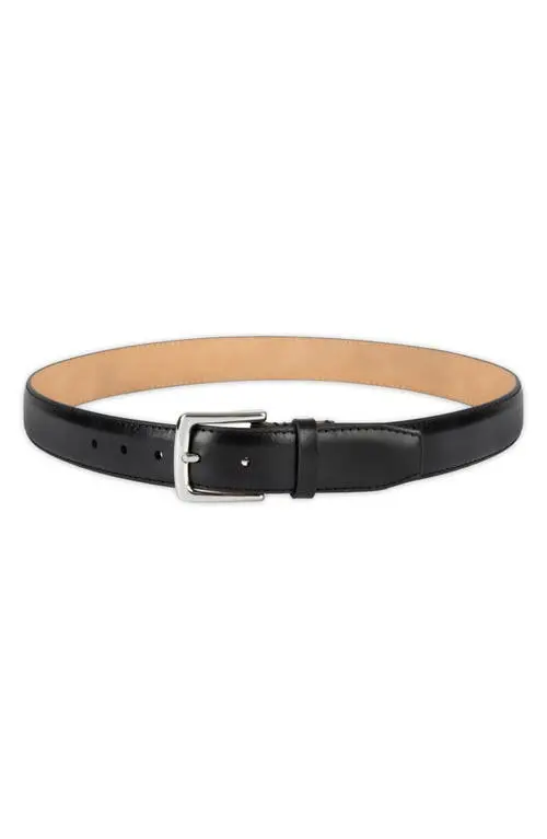 Cole Haan Leather Stitch Detail Belt - Black