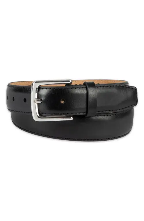 Cole Haan Leather Stitch Detail Belt - Black