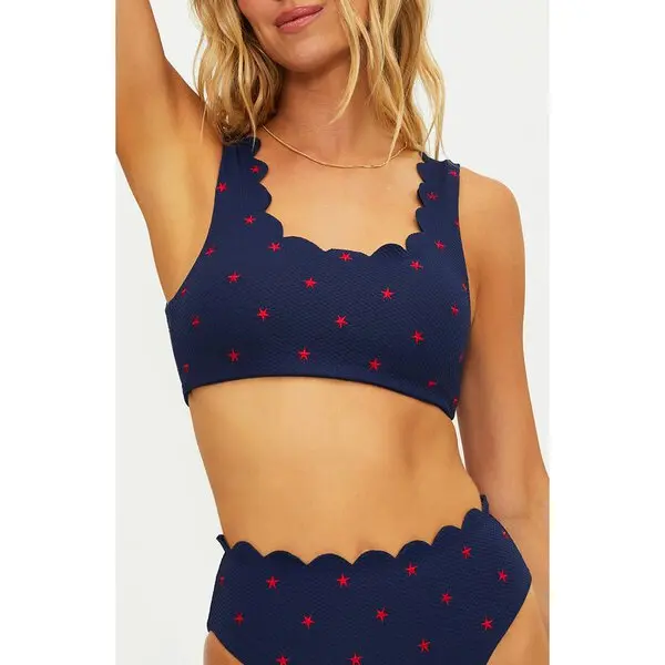 Beach Riot Madison Bikini Top - Star Spangled Seas
