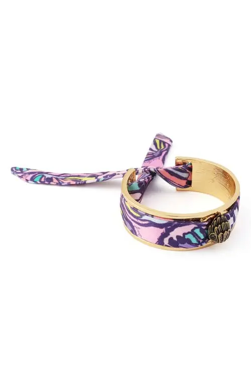 Kurt Geiger Butterfly Fabric Tie Bracelet