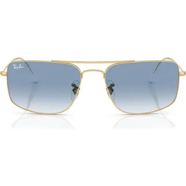 Ray-ban 59mm Explorer Square Sunglasses - Arista/clear Gradient Blue