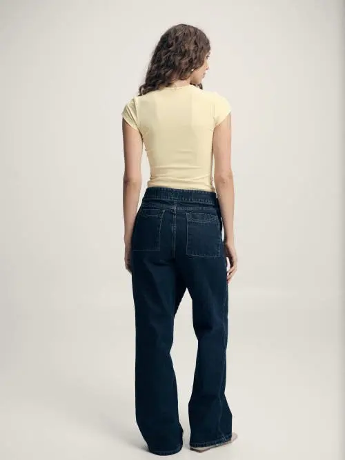 ZIERRA LEONA Okavara Jean With Removable Overlay