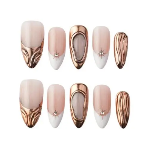 THE ONLY NAILS Espressonail Set - Brown/ Gold