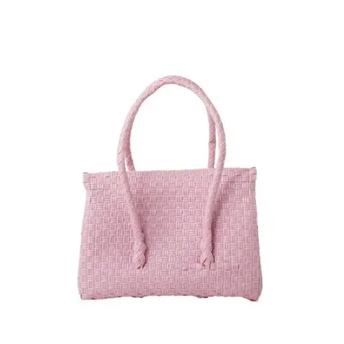 SARAH STEWART Kelly Handwoven Recycled Plastic Handbag