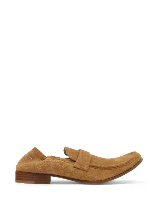 MAISON MARGIELA Suede Loafers - Neutrals