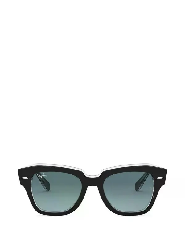 Ray-ban State Street Square-frame Sunglasses - Black