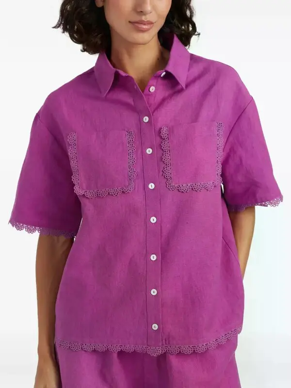 Chinti & Parker Scallop Trim Shirt