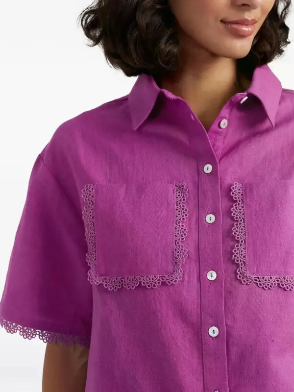 Chinti & Parker Scallop Trim Shirt
