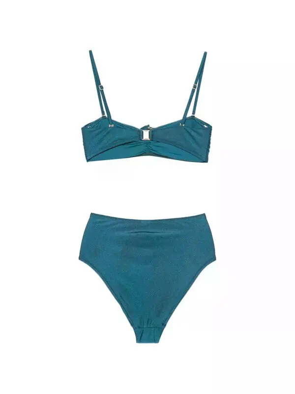 Zimmermann Indra Studded Flower Bikini Set - Blue