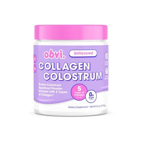 OBVI Collagen Colostrum Supplement,skin Rejuvenation & Immune Health - None
