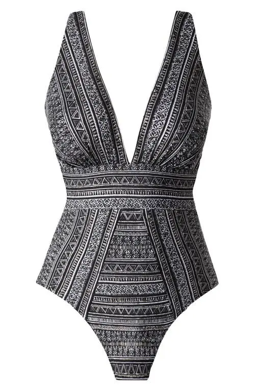 Miraclesuit Elysium Odyssey One-piece Swimsuit - Black/white