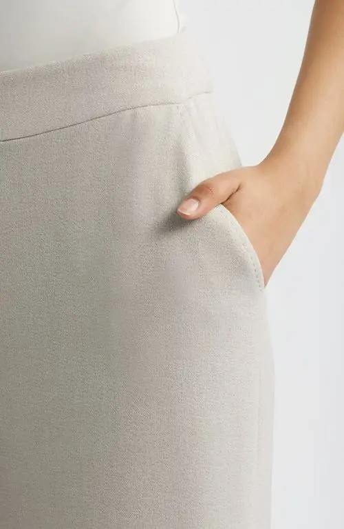 TAHARI ASL Wide Leg Pants - Straw