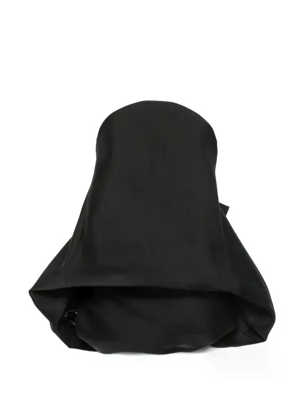 Balenciaga Mini Dress With Bow Detail - Black
