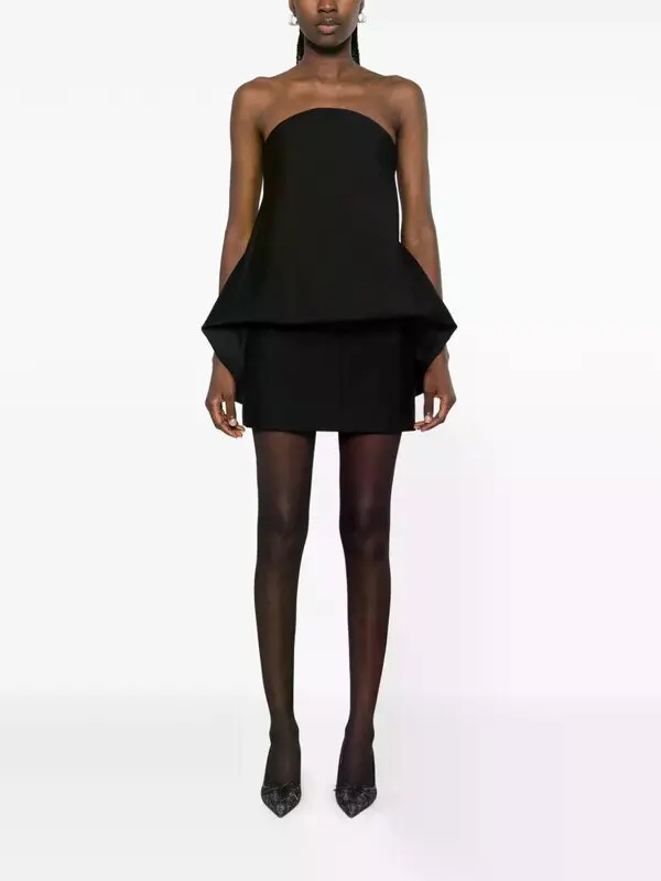 Balenciaga Mini Dress With Bow Detail