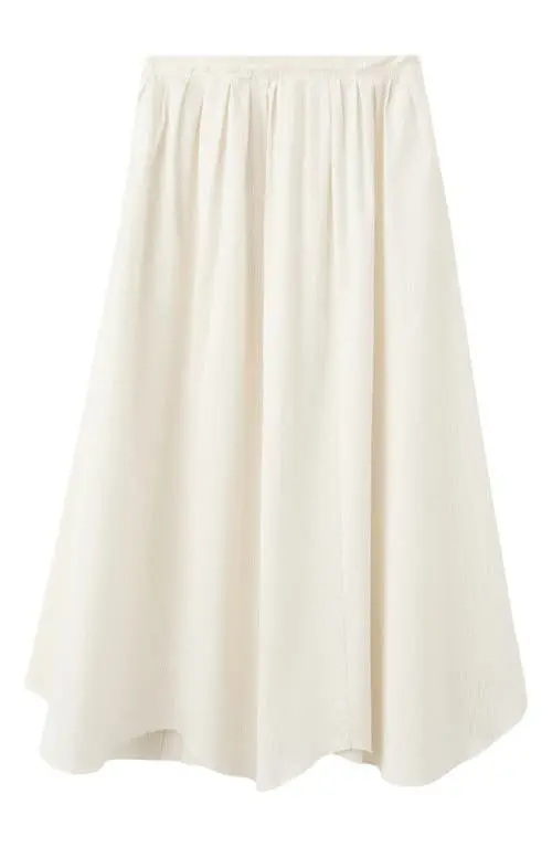 Mango Flared Maxi Skirt With Pleats