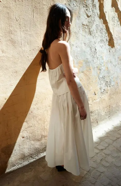 Mango Flared Maxi Skirt With Pleats
