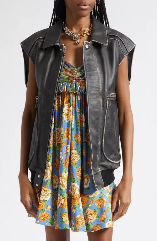 Rabanne Leather Vest