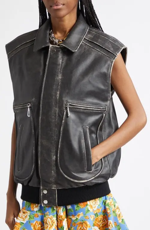 Rabanne Leather Vest