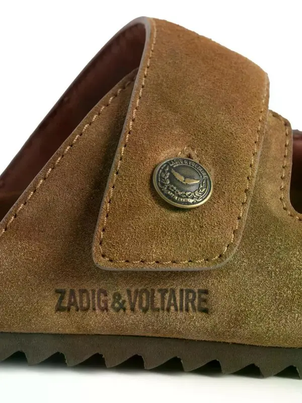 Zadig&Voltaire Santa Fe Logo Detail Sandals