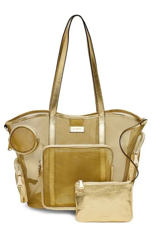 AIMEE The Skipper Cargo Tote - Gold Metallic