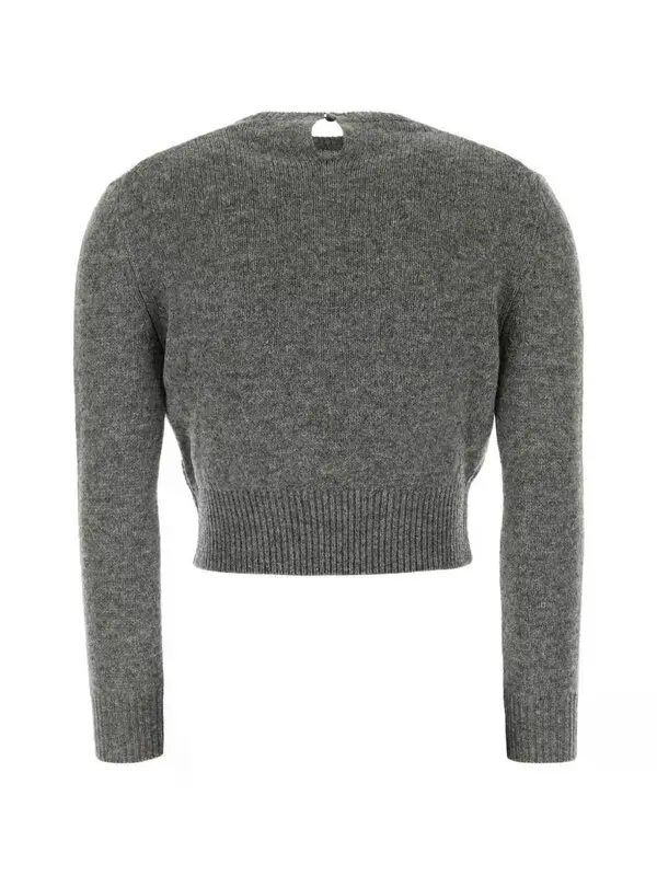 JIL SANDER Ribbed Wool Blend Sweater