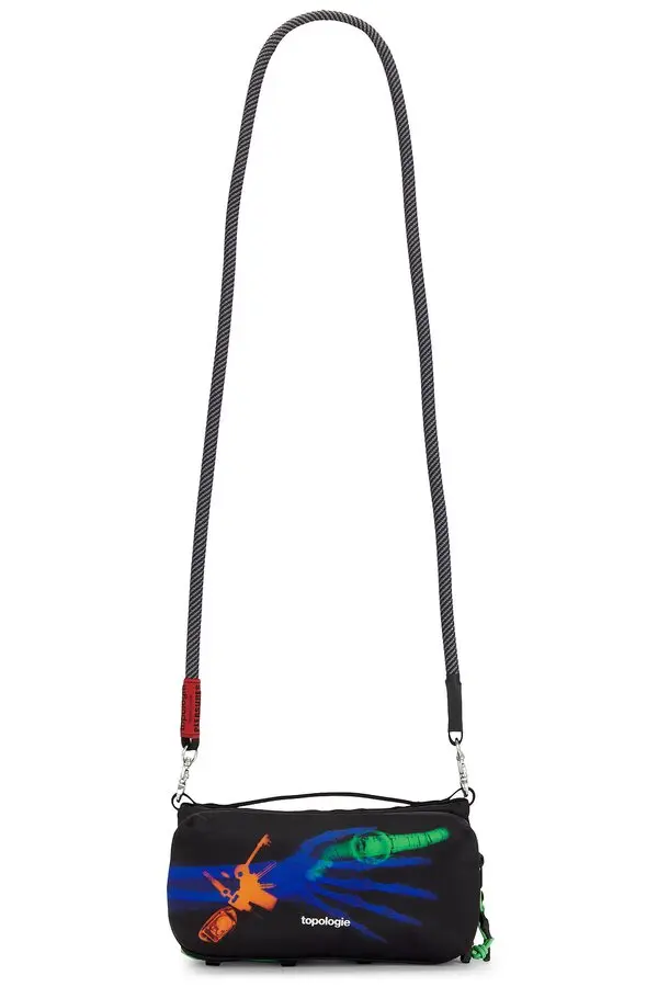 PLEASURES X Topologie Sacoche Medium Bag - Black