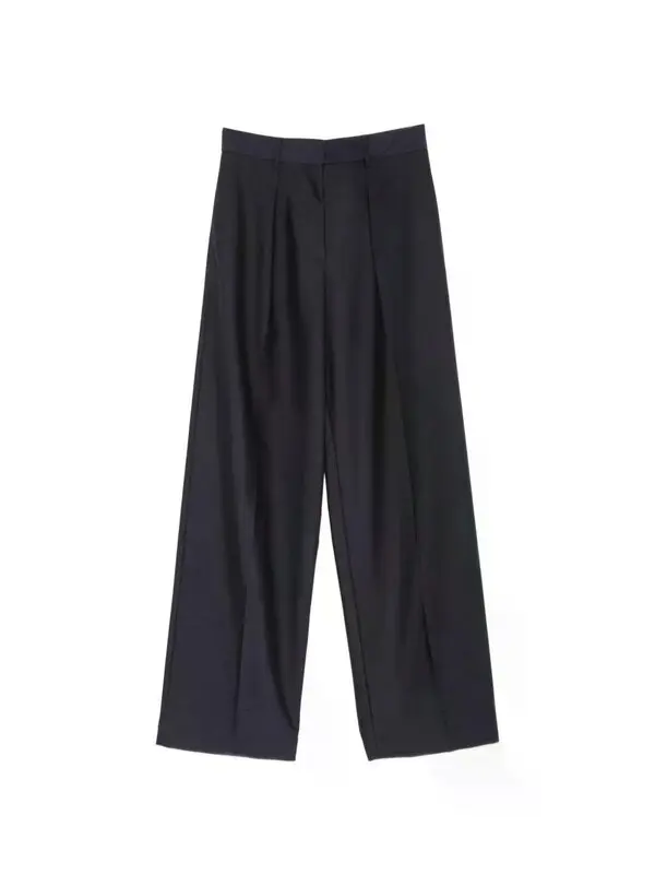 FORTE_FORTE Pleated Wide-leg Trousers