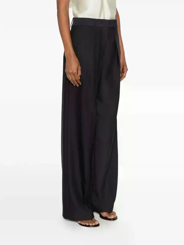FORTE_FORTE Pleated Wide-leg Trousers