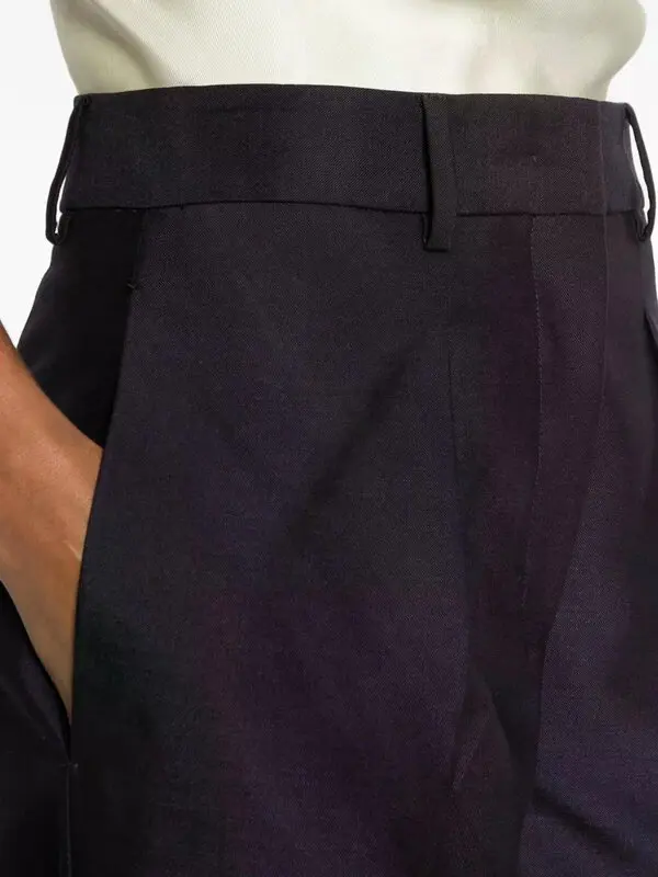 FORTE_FORTE Pleated Wide-leg Trousers