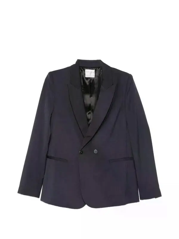 FORTE_FORTE Double-breasted Peak-lapel Blazer