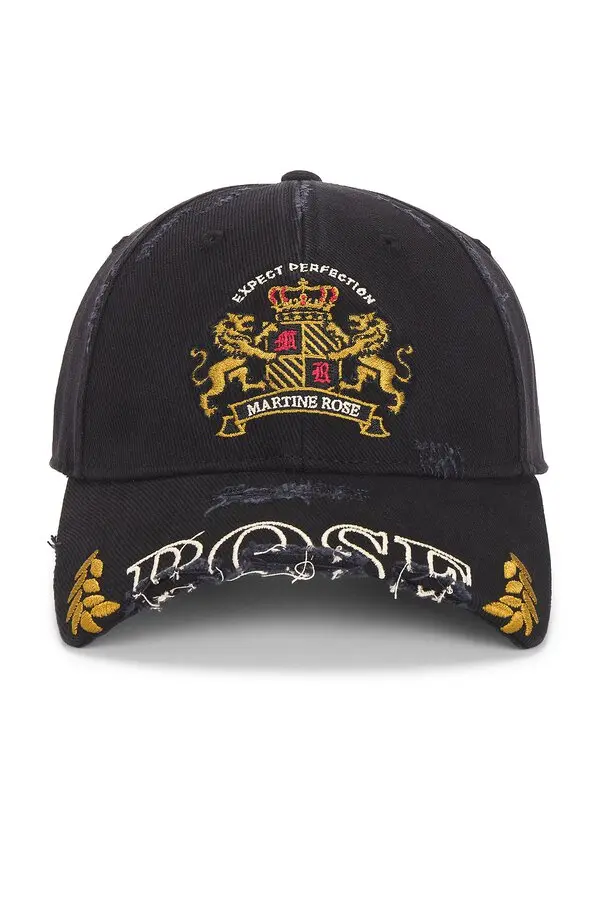 Martine Rose Embroidered Baseball Cap - Black Washed